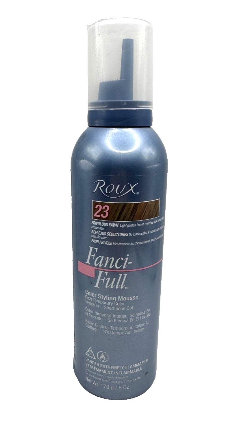 Roux Fanci Full Mousse Color Styling 23 Frivolous Fawn Revlon Temporary ...