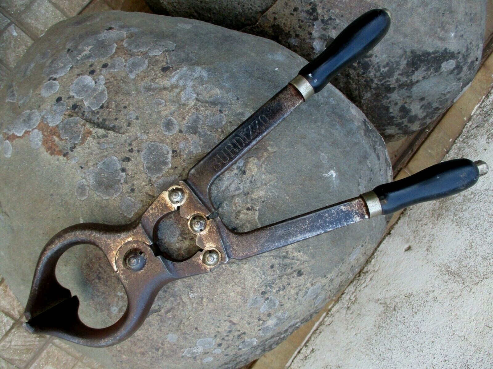 Antique Huge Bull Castration Pliers Tool Rare Cattle Burdizzo ...