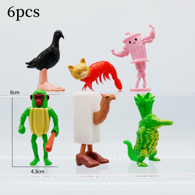 Italian Brainrot Al Pvc Mythical Creatures Figure Set With Collectible ...
