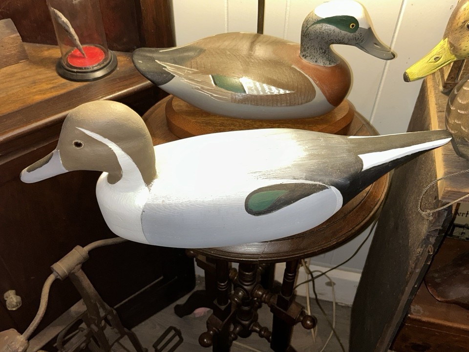 Pintail hand carved duck decoy by Capt. Mike Schwartz Cedarville New ...