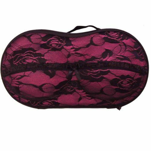 Wrapables Racy Bra Lingerie Travel Case with Inside Pocket, Hot Pink ...