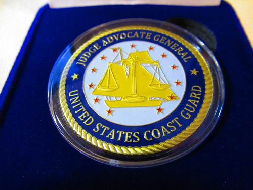 US COAST GUARD (JAG) JUDGE ADVOCATE GENERAL'S CORPS Challenge Coin w ...
