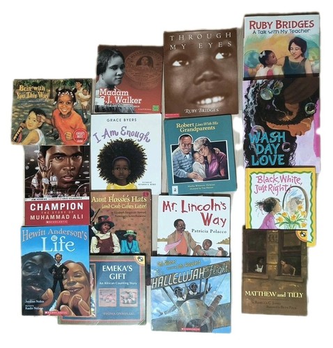 Lot Of 15 Black African American POC Children's Historical Fiction ...