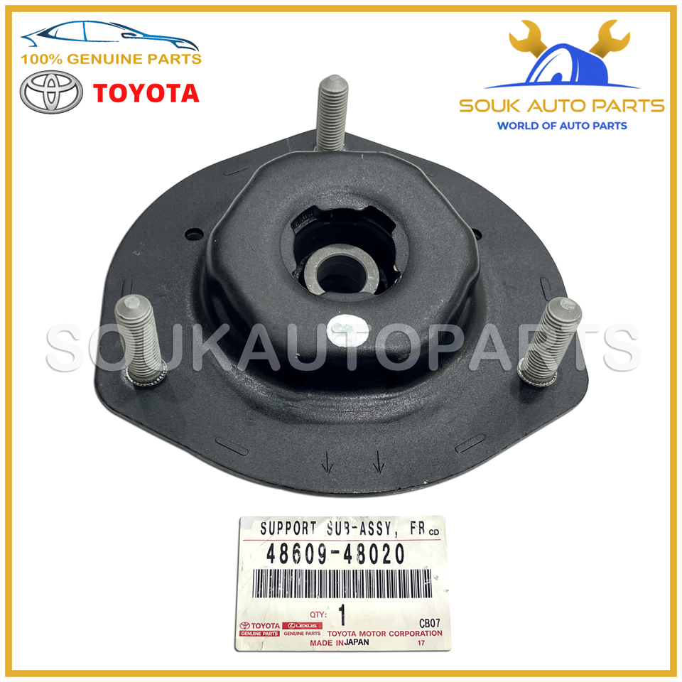 48609-48020 Genuine Toyota SUPPORT SUB-ASSY, FRONT SUSPENSION, RH/LH ...