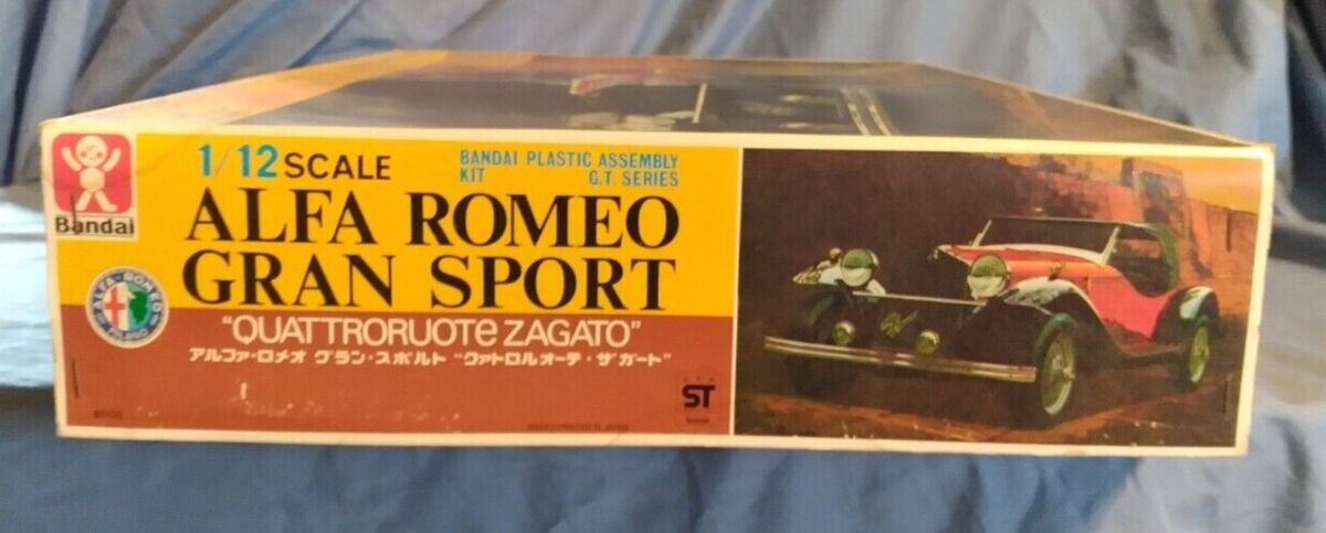 Bandai 1/12 Scale Alfa Romeo Gran Sport Quattroruote Zagato Bandai 1/12 Scale Alfa Romeo Gran Sport Quattroruote Zagato