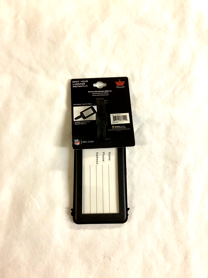 NFL Official Los Angeles Chargers Luggage Tag Travel Bag ID Golf Tag ...