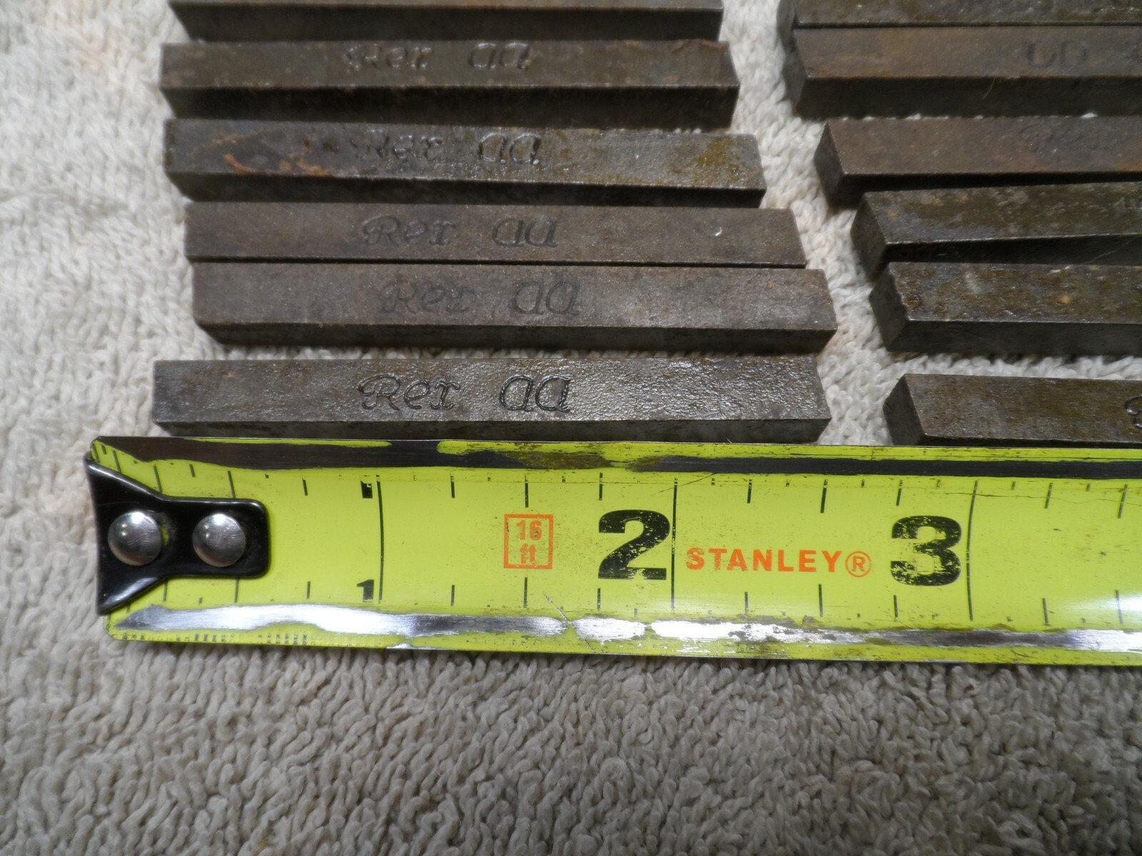 Machinist Tools: Lot of 12 REX AA HSS 1/4" Lathe Tool Bits, New Old ...