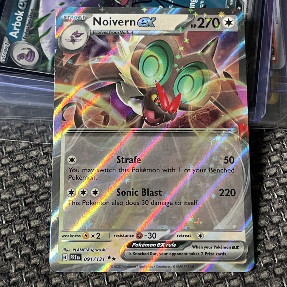 Noivern ex - 091/131 - Prismatic Evolutions - Double Rare - Pack Fresh ...