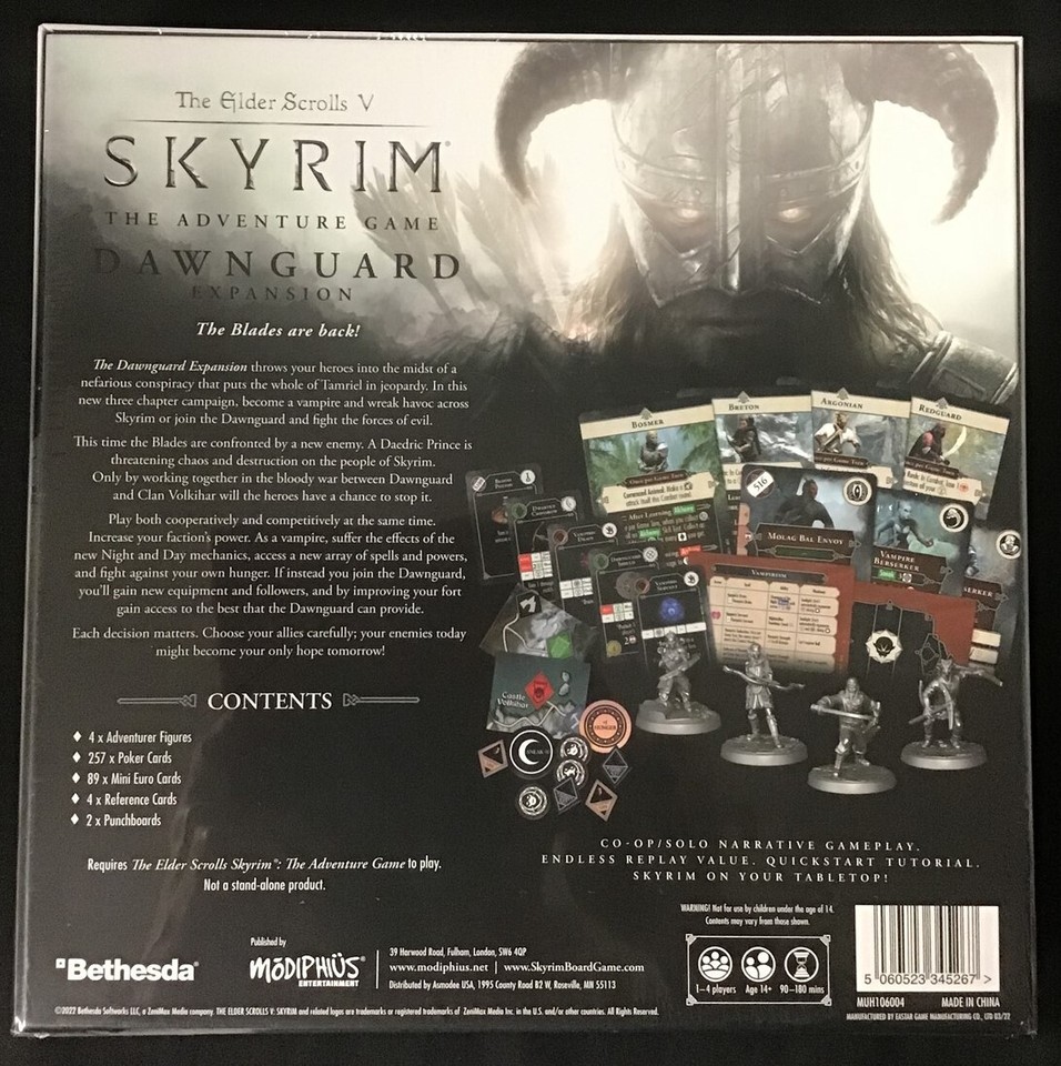 Skyrim ~ The Adventure Game ~ Dawnguard ~ Expansion ~ OEJ | eBay