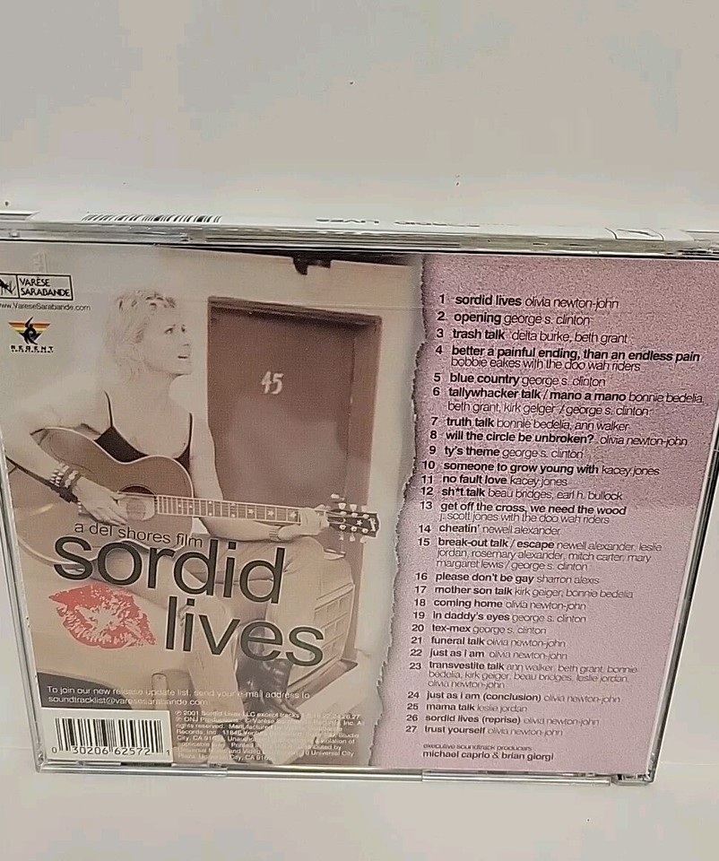 Sordid Lives - Motion Picture Soundtrack CD, 2001 Olivia Newton-John ...