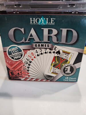 Hoyle 18 Classic Card Games + Bonus 50 Solitaire Games PC CD-ROM ...