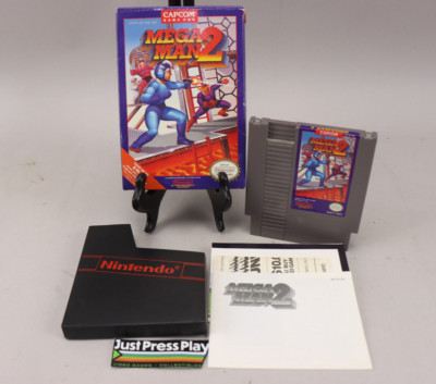 Mega Man 2 Nintendo NES 1988 Capcom VG+/EX CIB Complete in Box w ...