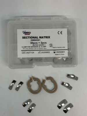 Dental Sectional Matrix System 32pc Kit Includes Matrix Bands+Clamp for ...