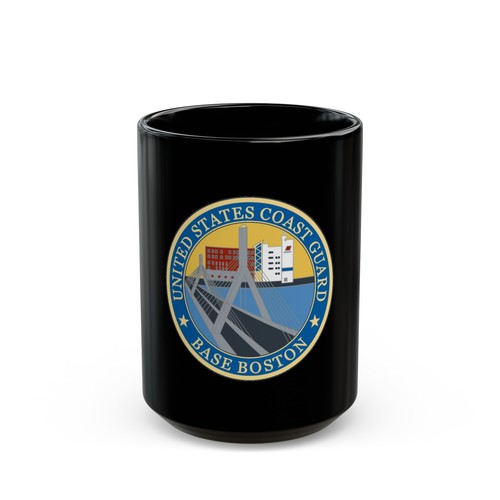 USCG Base Boston (U.S. Coast Guard) Black Coffee Mug | eBay UK