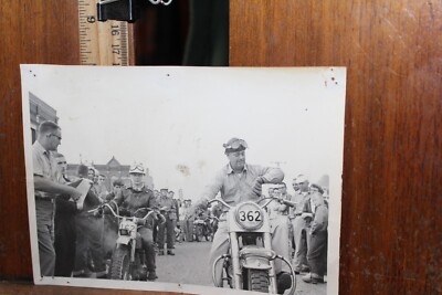 Original Vintage Motorcycle Photo Scramble Race Atlanta GA BSA Triumph ...