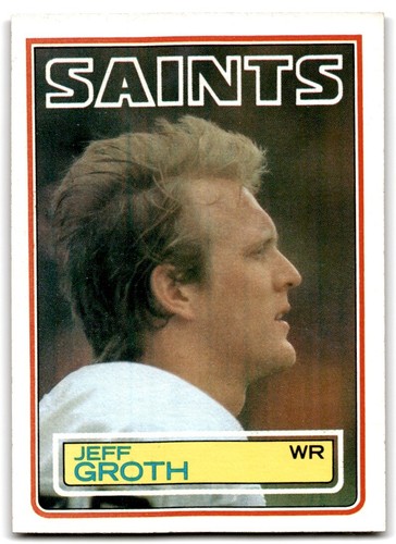 1983 Topps Jeff Groth New Orleans Saints #114 | eBay