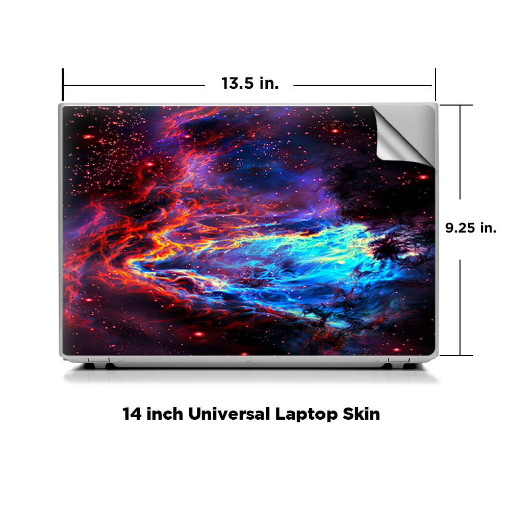 Universal Laptop Skins Wrap for 14" - Cosmic Color Galaxy Universe | eBay
