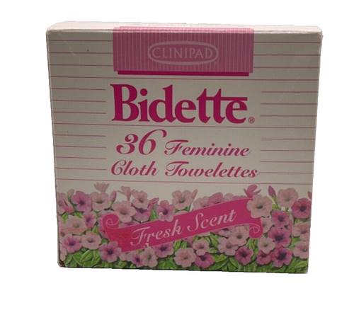 VTG Clinipad Bidette 36 Feminine Cloth Towelettes Fresh Scent | eBay
