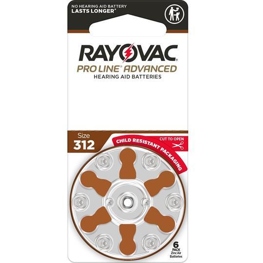 Rayovac Proline Advanced Hearing Aid Batteries | Size 312 (60 pack) | eBay