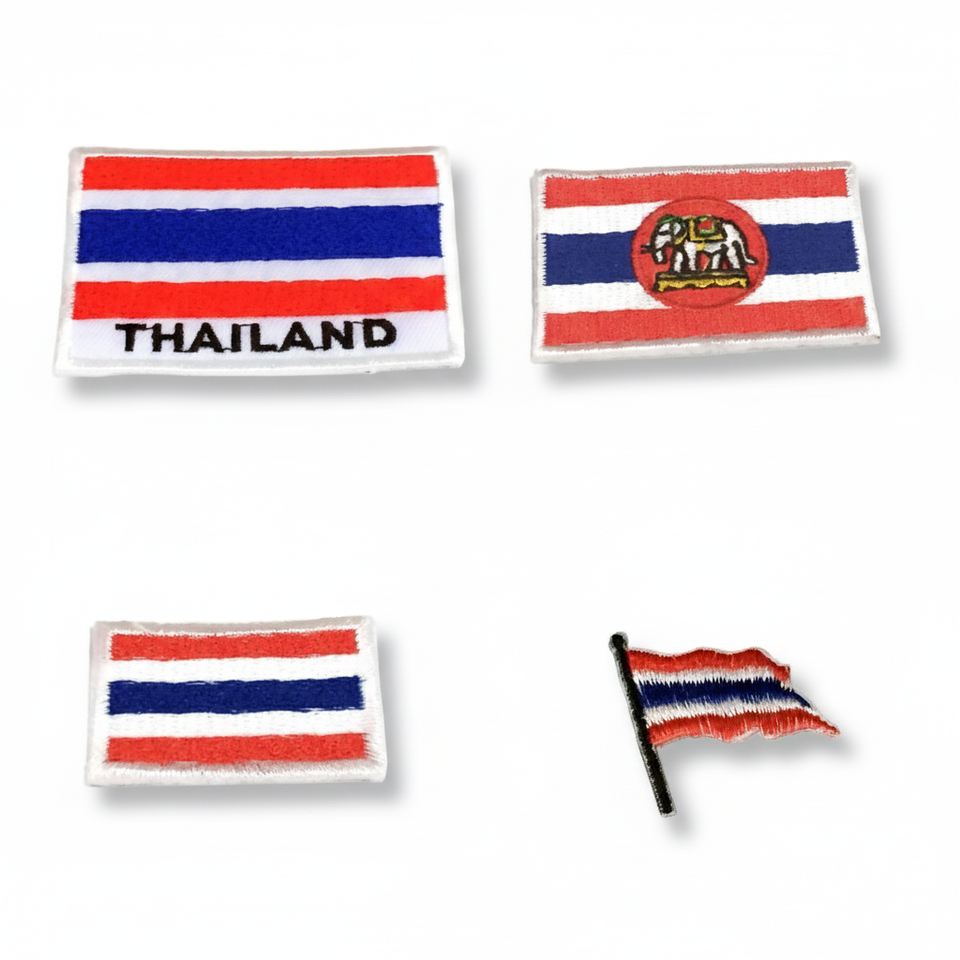 Thailand Flag Embroidered Patch Iron on Chut Chud Thai Country DIY ...