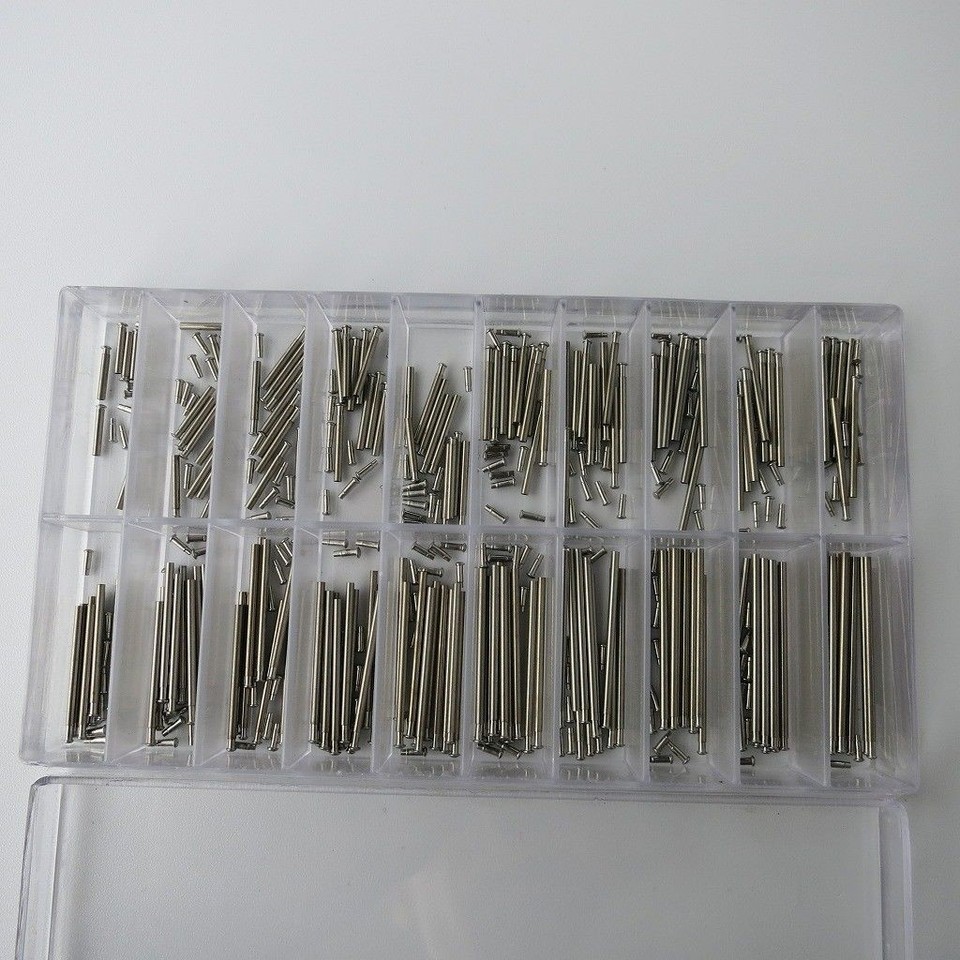 180Pack Watch Band =Spring Bar Clasp Buckle Tube Friction Pins Link 7 ...