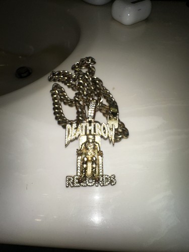 Gold Death Row Records Chain | eBay
