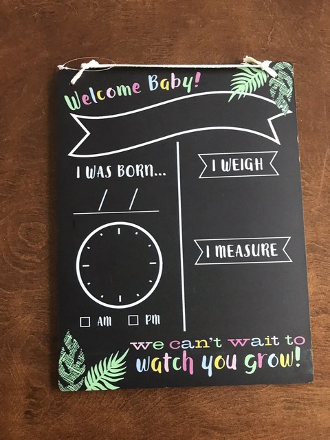 Designsbyinwonder Baby Announcement Board designsbyinwonder-baby-announcement-board