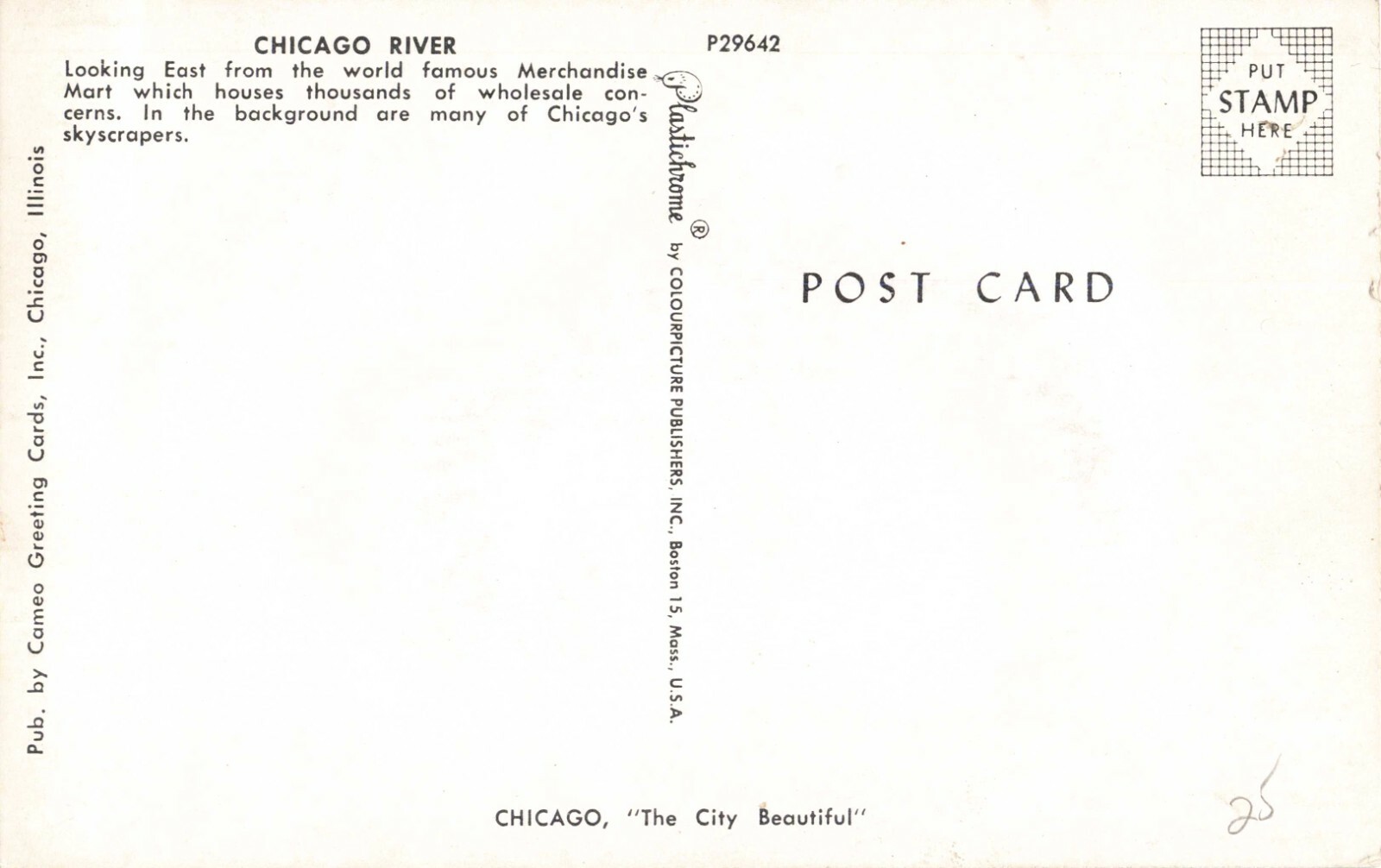 Postcard Chicago River looking East Illinois | eBay