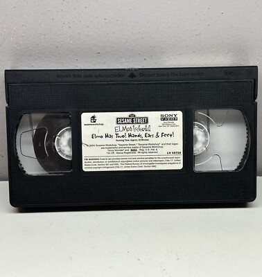 Sesame Street Elmo’s World Elmo Has Two Hands Ears Feet VHS 2004 Video ...