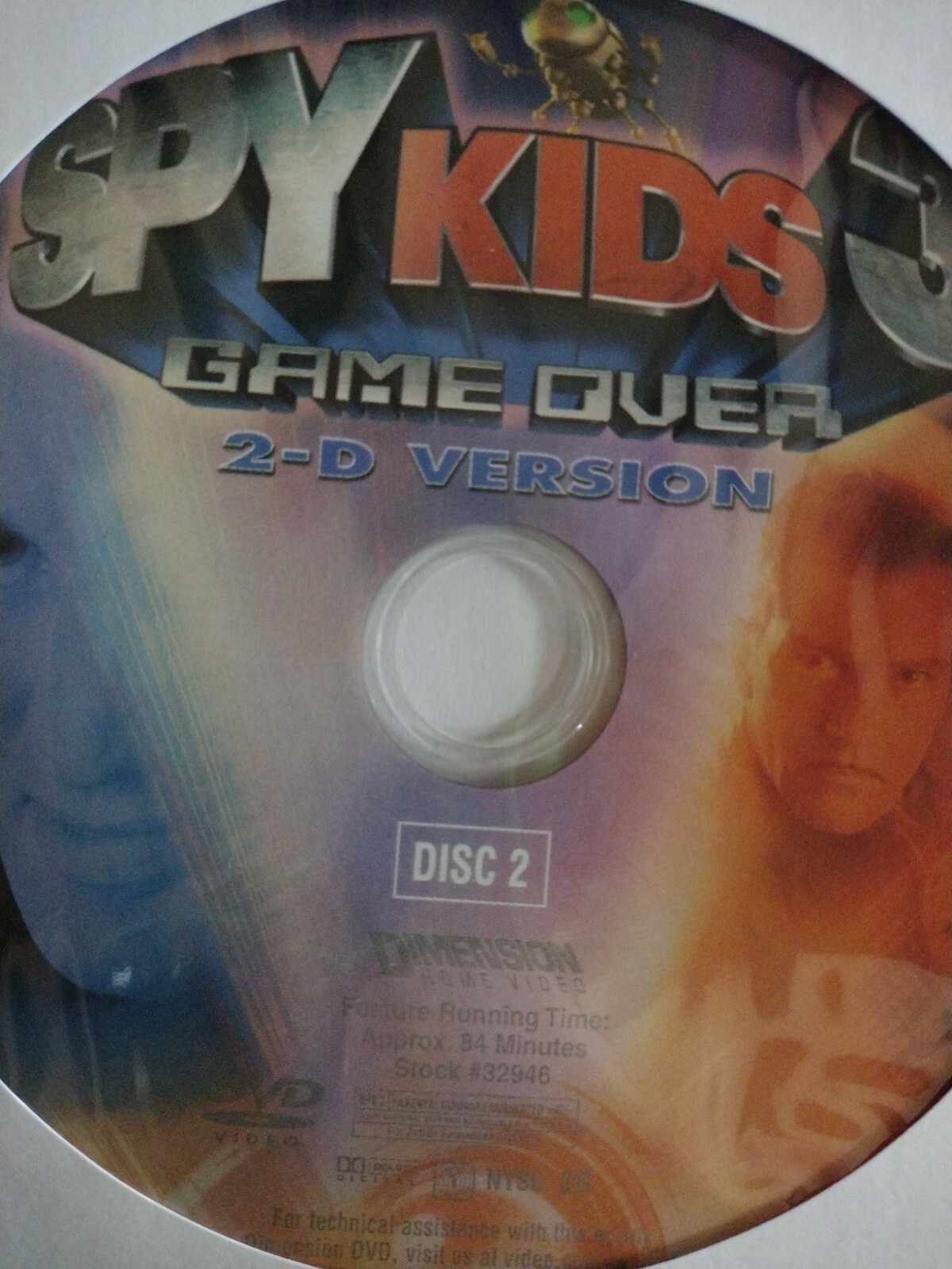 Spy Kids 3: Game Over 2D version (DVD disc only, 2011) 31398135951 | eBay