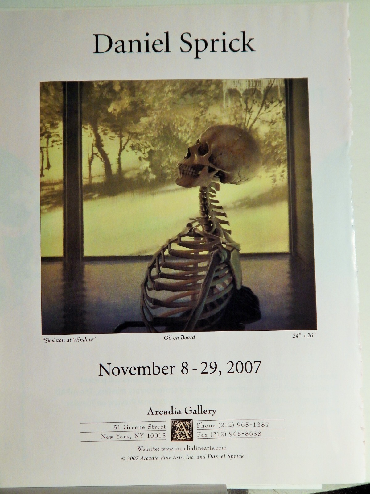 DANIEL SPRICK ART PIECES ORIG VTG 2007 ADVERTISEMENT, | eBay