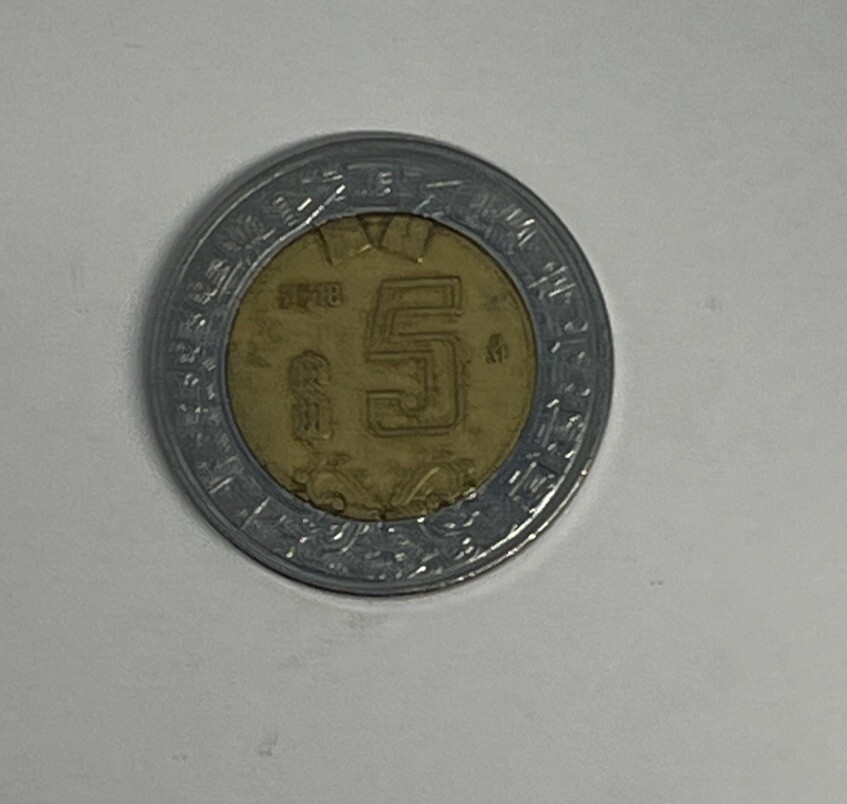 2018 Mexico 5 Cent Pesos Coin! Good Condition | eBay