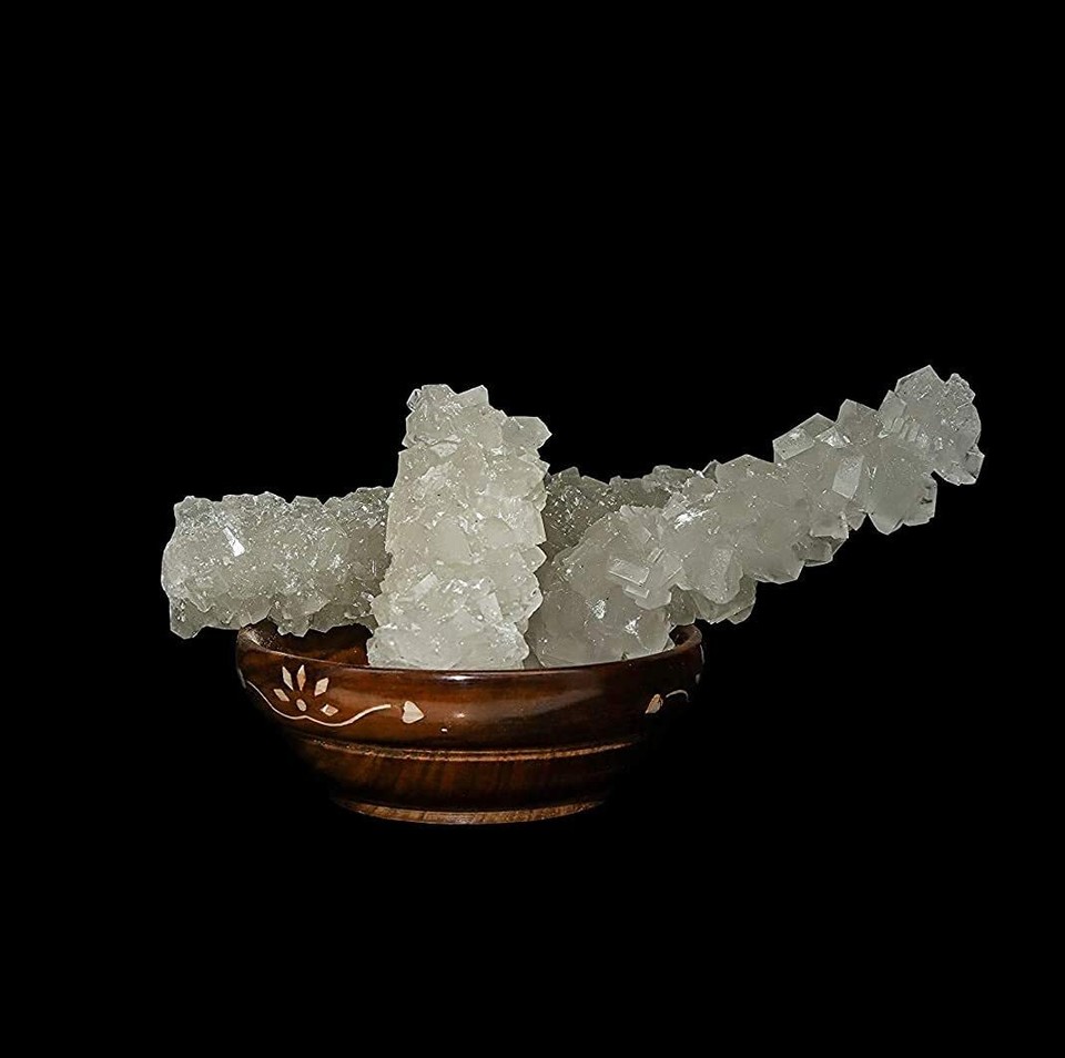 Veganic Dhaga Mishri -Thread Misri Crystal Rock Sugar Crystal Sugar ...
