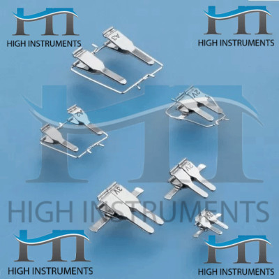 Acland Micro Surgery Vessel Clamps Set For Plastic Surgery ...