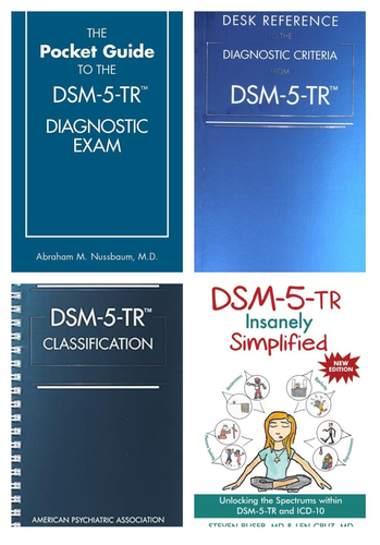 DSM 5 TR Combo Set Desk Reference + Classification + Simplified ...