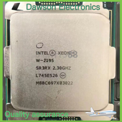 Intel Xeon W-2195 24.75MB 18-Core LGA2066 SR3RX 2.3GHz CPU processor w ...
