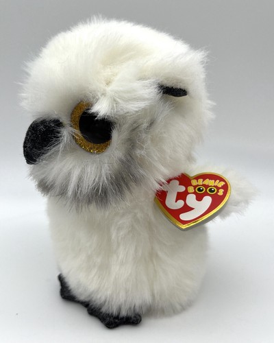 Ty Beanie Boos “Austin” the Fluffy White Owl 6” Small Plush Toy | eBay