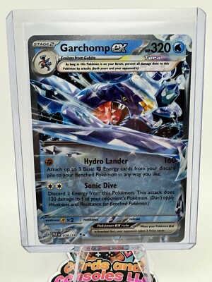 Garchomp ex - 038/182 - NM/M - Double Rare - Paradox Rift - Pokemon ...