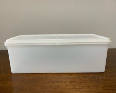 Vintage Tupperware Sheer Jumbo Bread Keeper Storage Container 606 ...