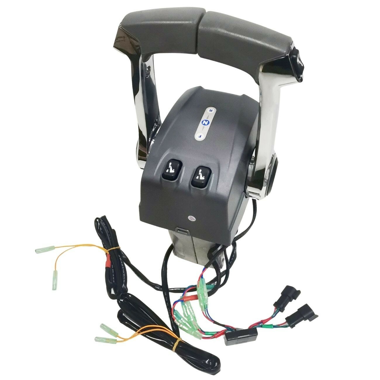 BRP EVINRUDE OUTBOARD TOP DUAL REMOTE CONTROL BOX 5006184 Dual Lever ...