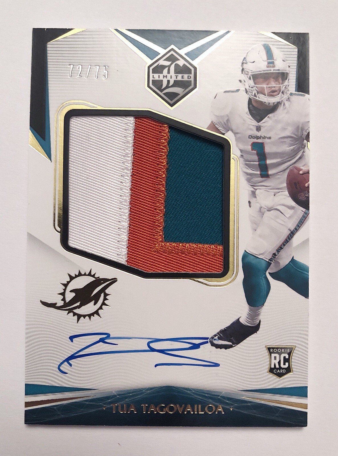 2020 Panini Limited - Rookie Patch Autographs Variations #144 Tua ...
