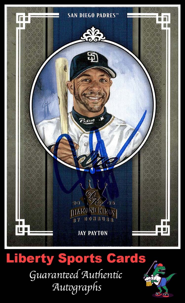 2005 Donruss Jay Payton #186 Authentic Autographed Card San Diego ...