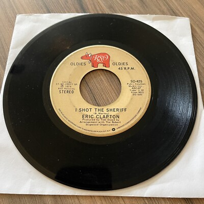 Eric Clapton: I Shot The Sheriff/ Willie And The Hand Jive (45RPM ...