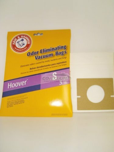 Hoover Type S Arm & Hammer Odor Eliminating Vacuum Bags #4010100S - 3 ...