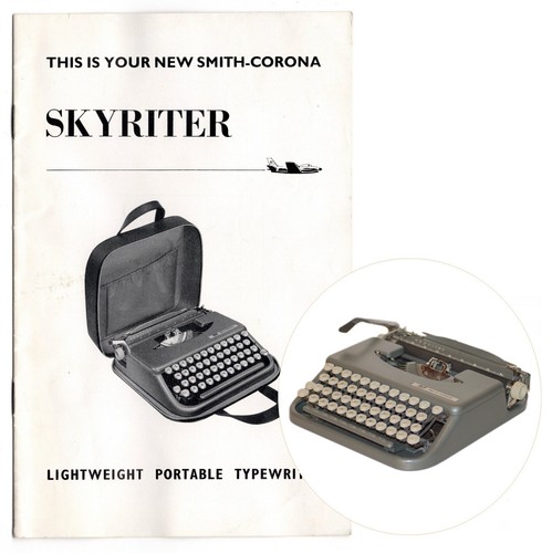 ORIGINAL Smith Corona Skyriter Typewriter Instruction Manual Vtg User ...