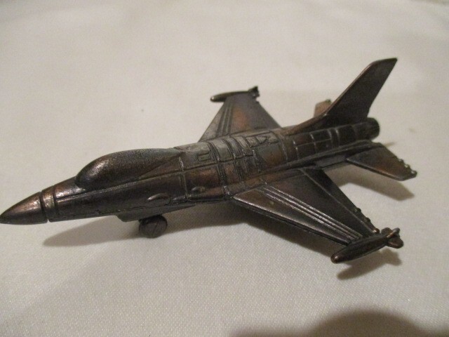 UNBRANDED Bronze Vintage Fighter Jet Pencil Sharper 3 3/4" L x 2 1/2" W ...