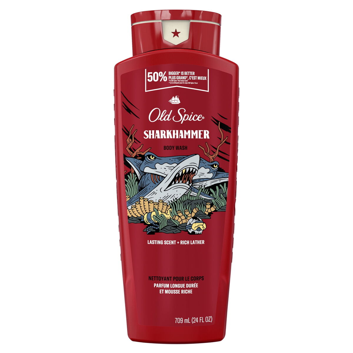 Old Spice Body Wash for Men, Sharkhammer, Long Lasting Old Spice Body Wash for Men, Sharkhammer, Long Lasting