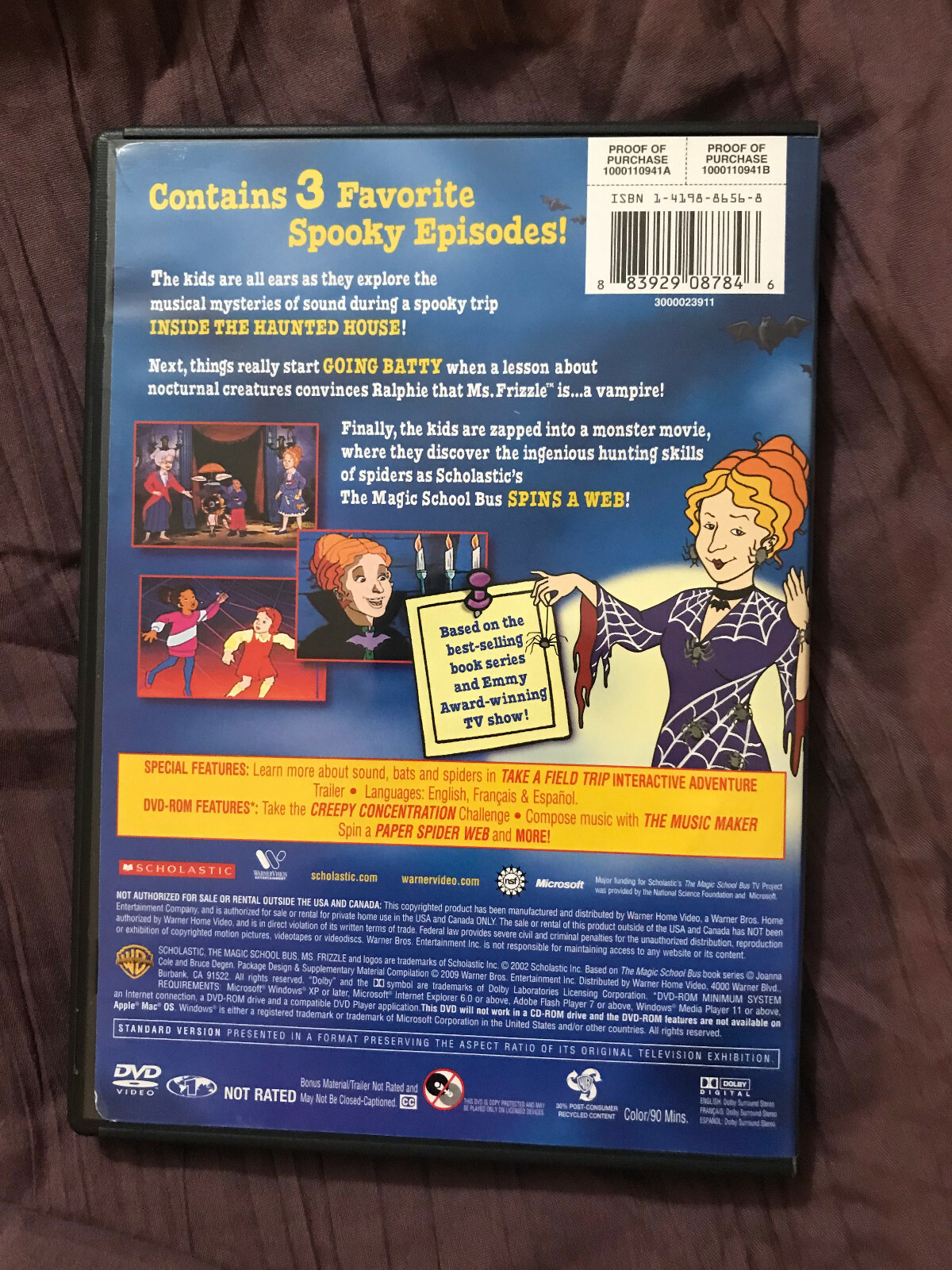 Magic School Bus, The - Creepy, Crawly Fun (DVD, 2009) 883929087846| eBay