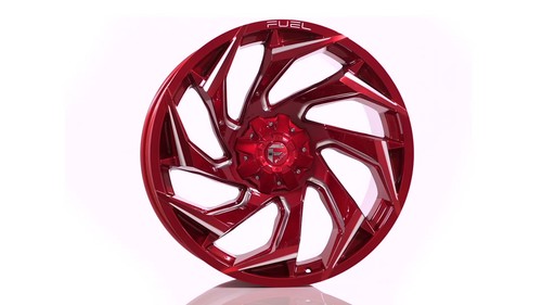 Fuel D754 Reaction 18x9 5x4.5"/5x5" -12mm Red/Milled Wheel Rim 18" Inch ...