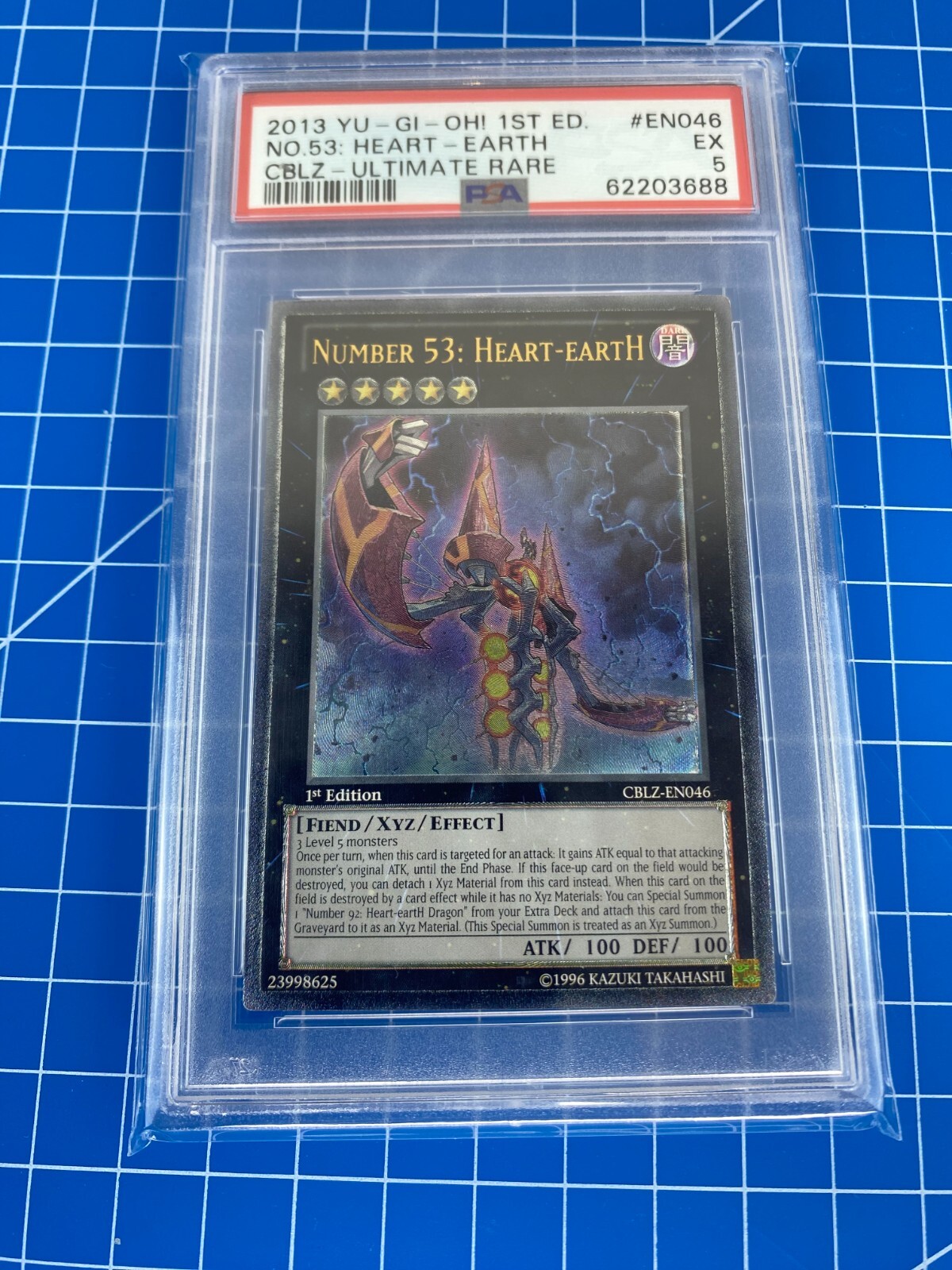 2013 Number 53: Heart-Earth Cblz-En046 1st Edition Ultimate Rare Yugioh ...